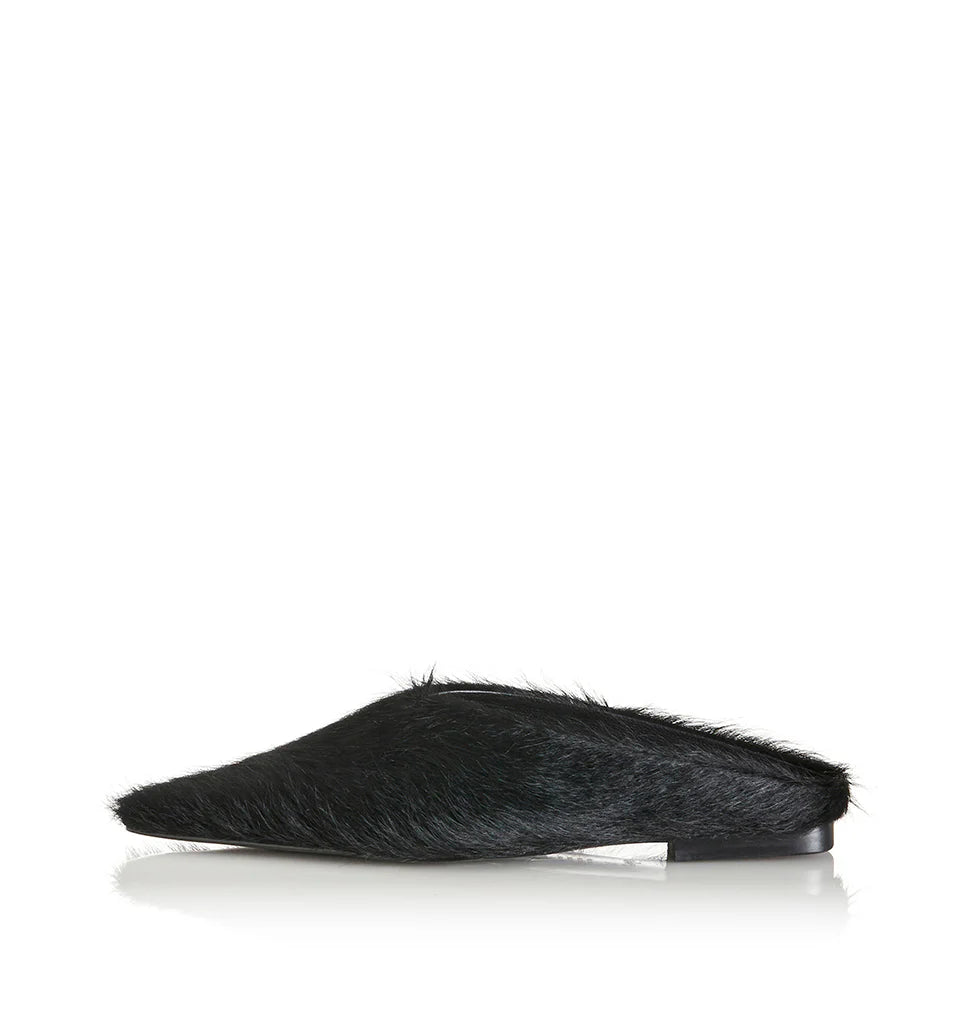 Alias Mae Olive Mules - Black Pony – Homeroom Design