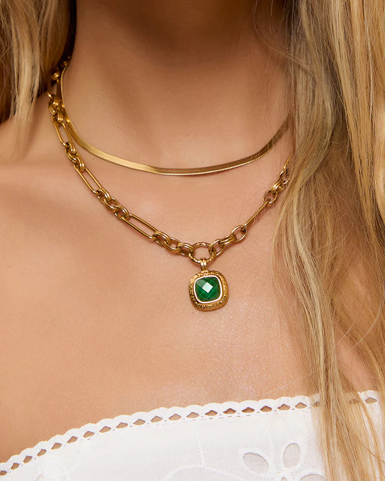 Arms of Eve Mason Necklace - Emerald – Homeroom Design